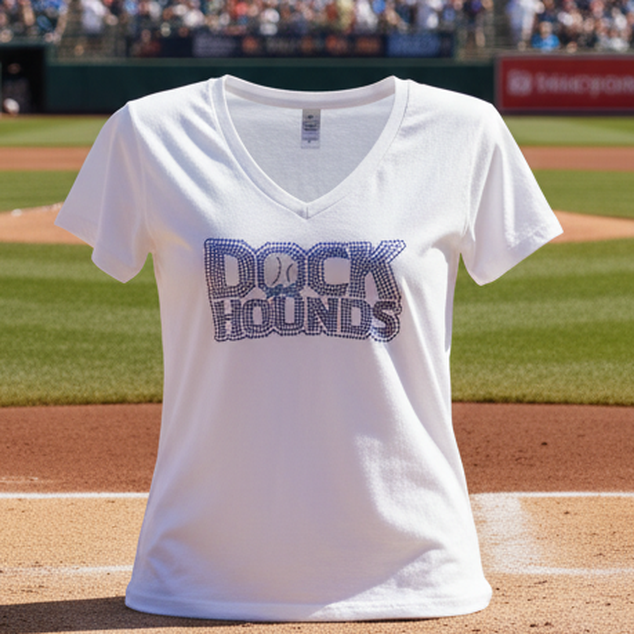 Youth Spangle White T-Shirt – Lake Country DockHounds